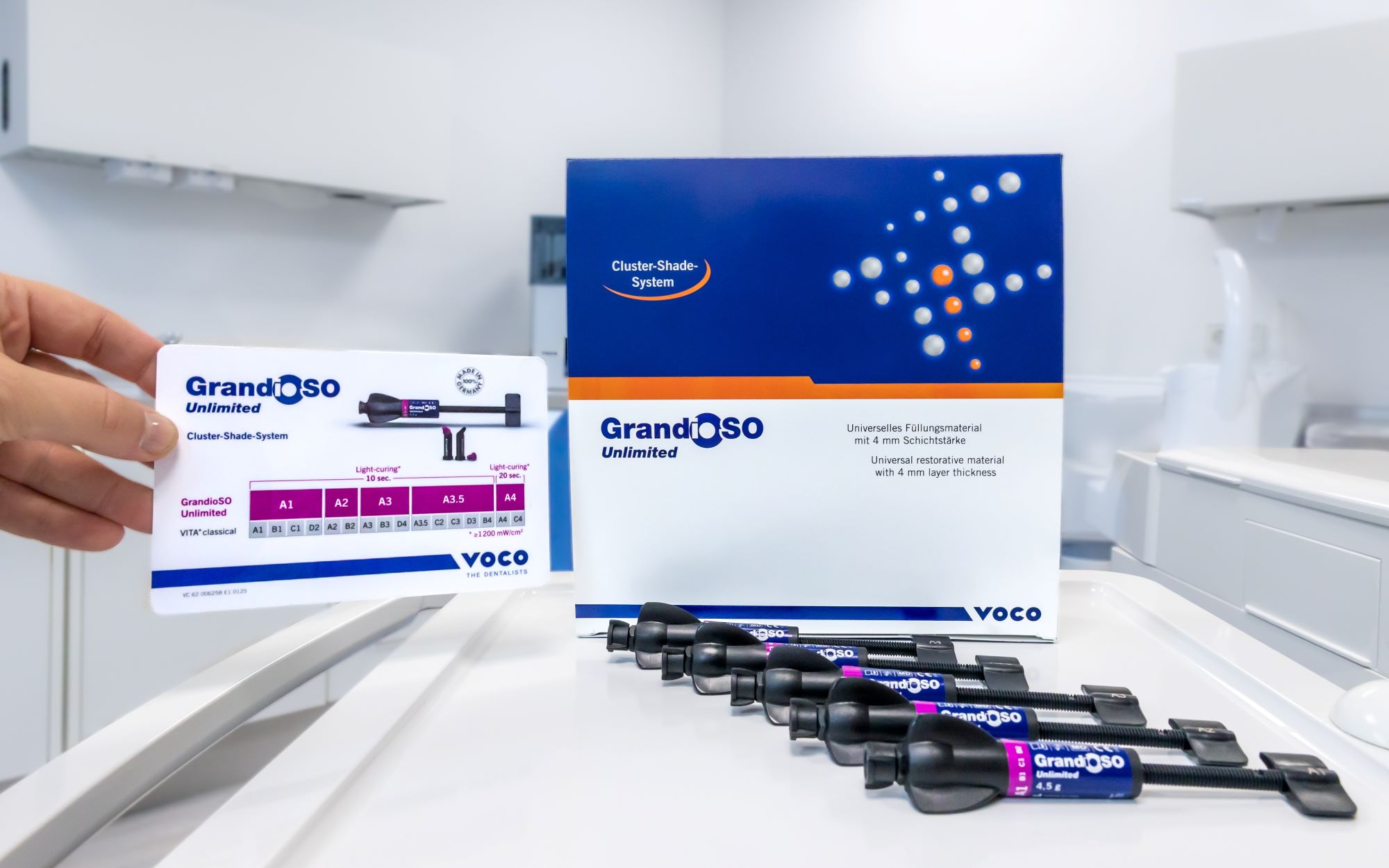 GrandioSO Unlimited von VOCO – 4 mm Universal-Composite in 5 Cluster ...