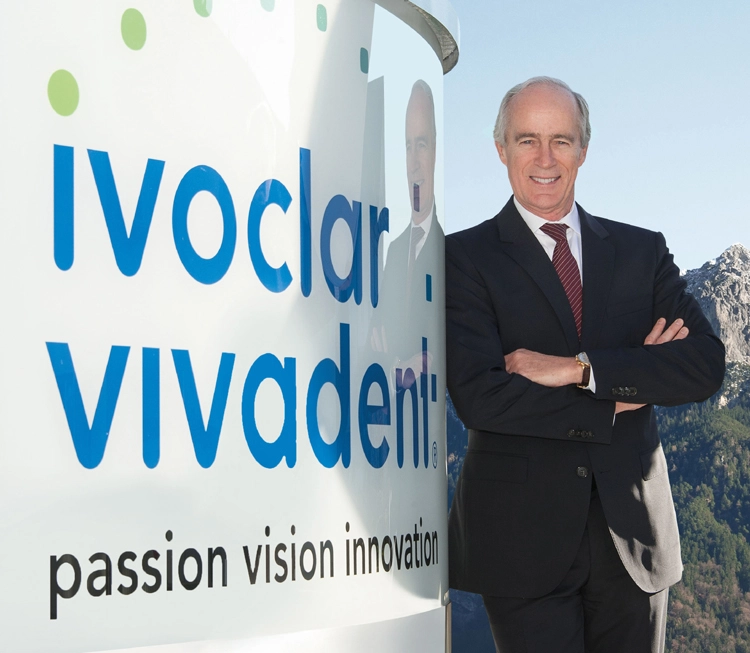 Ivoclar Vivadent-CEO Robert Ganley ausgezeichnet | Dentalwelt